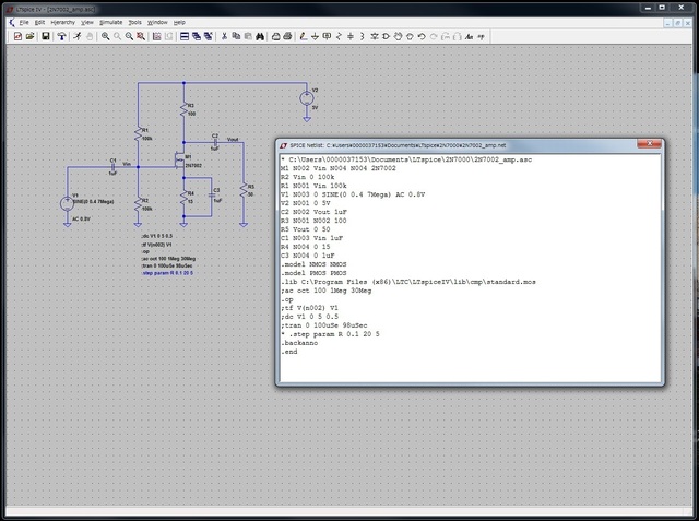 2N7002 で Buffer をシミュレーションしてみました: SDR で BCL を