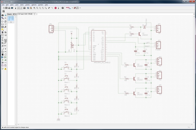 Eagle で Arduino のシールドを作ってみる （K3NG keyer 編）: SDR で BCL を