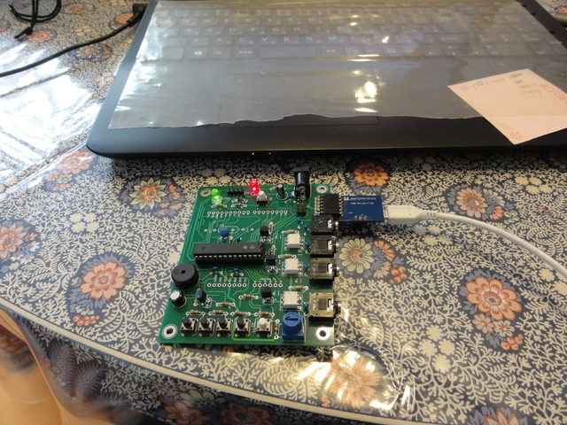 K3NG キーヤーの頒布セットで使うマイコンの準備ができました: SDR で BCL を