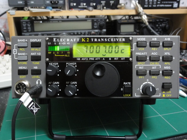 【K2の製作】 RF基板の組み立て（その6） 受信部の調整（7MHz）を終了: SDR で BCL を