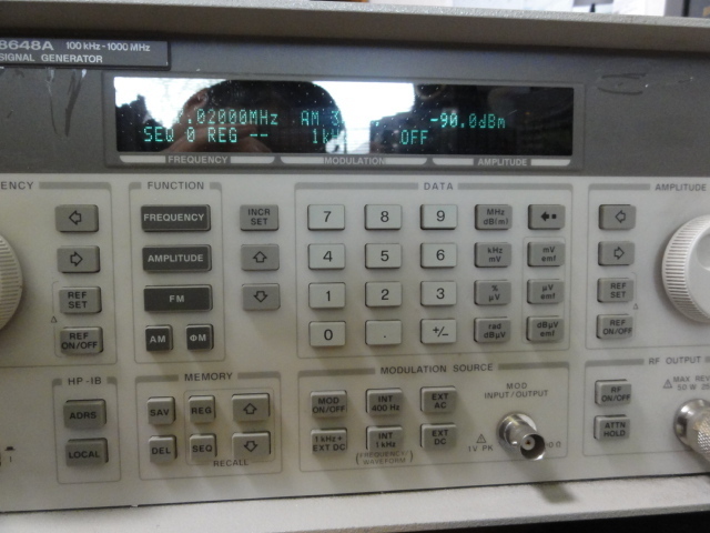 HDSDR + SDR-IQ、K2 の周波数設定: SDR で BCL を