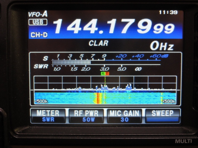 2m の不思議なノイズ: SDR で BCL を