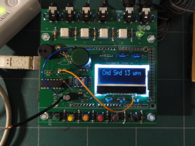 K3NG キーヤー V3 の動作がほぼ安定しました: SDR で BCL を