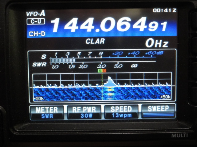 2m バンドのノイズ: SDR で BCL を