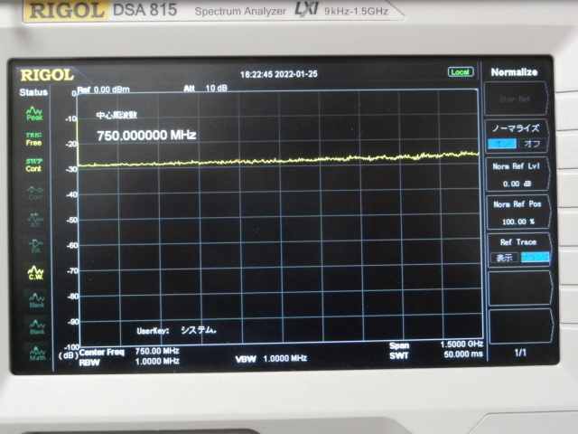 8496A Manual Attenuator, 4 GHz, 110 dB, 10 dB Steps を測ってみた: SDR で BCL を