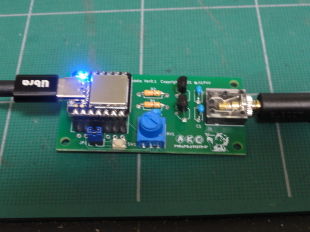 JI1PVV OM が開発された Serial for Paddle を組み立てた: SDR で BCL を