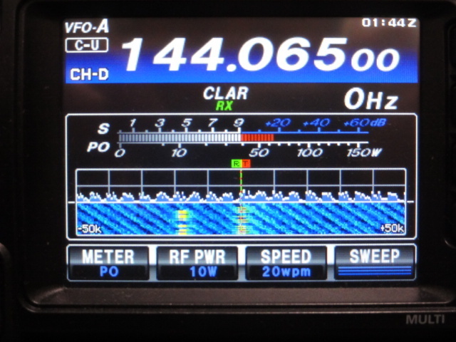 2m バンドのノイズ: SDR で BCL を