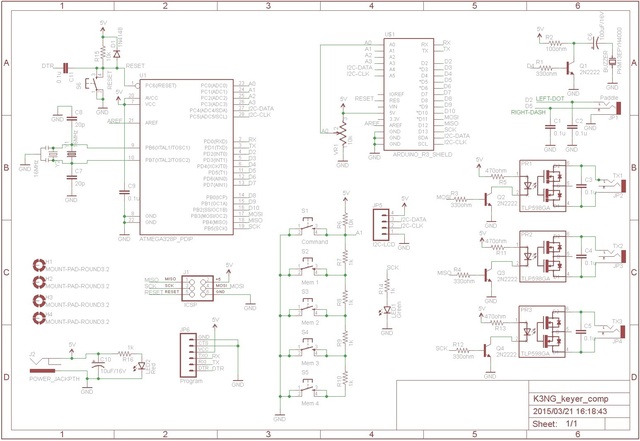 K3NG キーヤーの Arduino CPU 内蔵版（その2）: SDR で BCL を