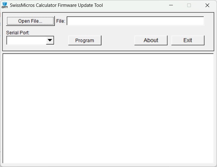 SwissMicros DM15L のファームウェアをアップデート: SDR で BCL を