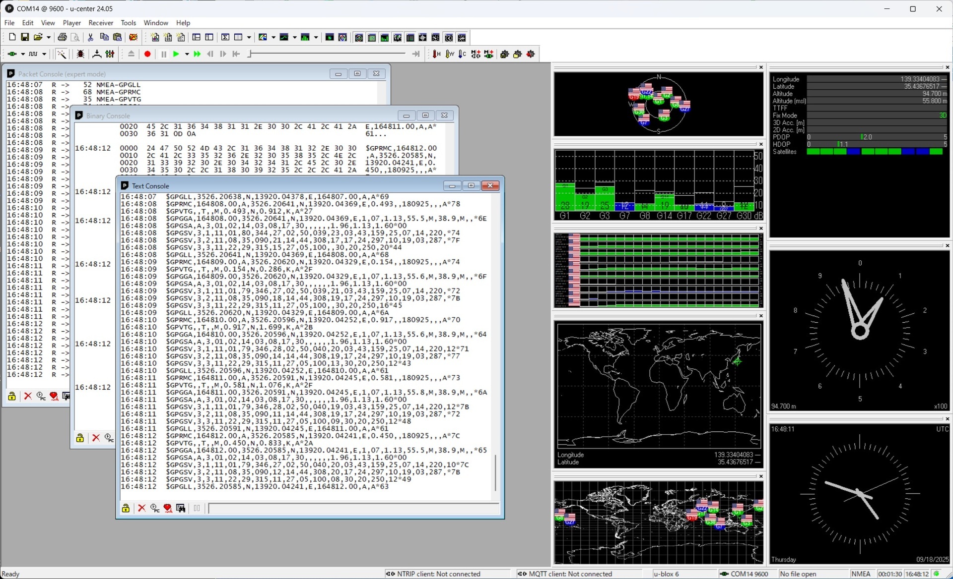 GPS 受信モジュールの故障（その2）: SDR で BCL を