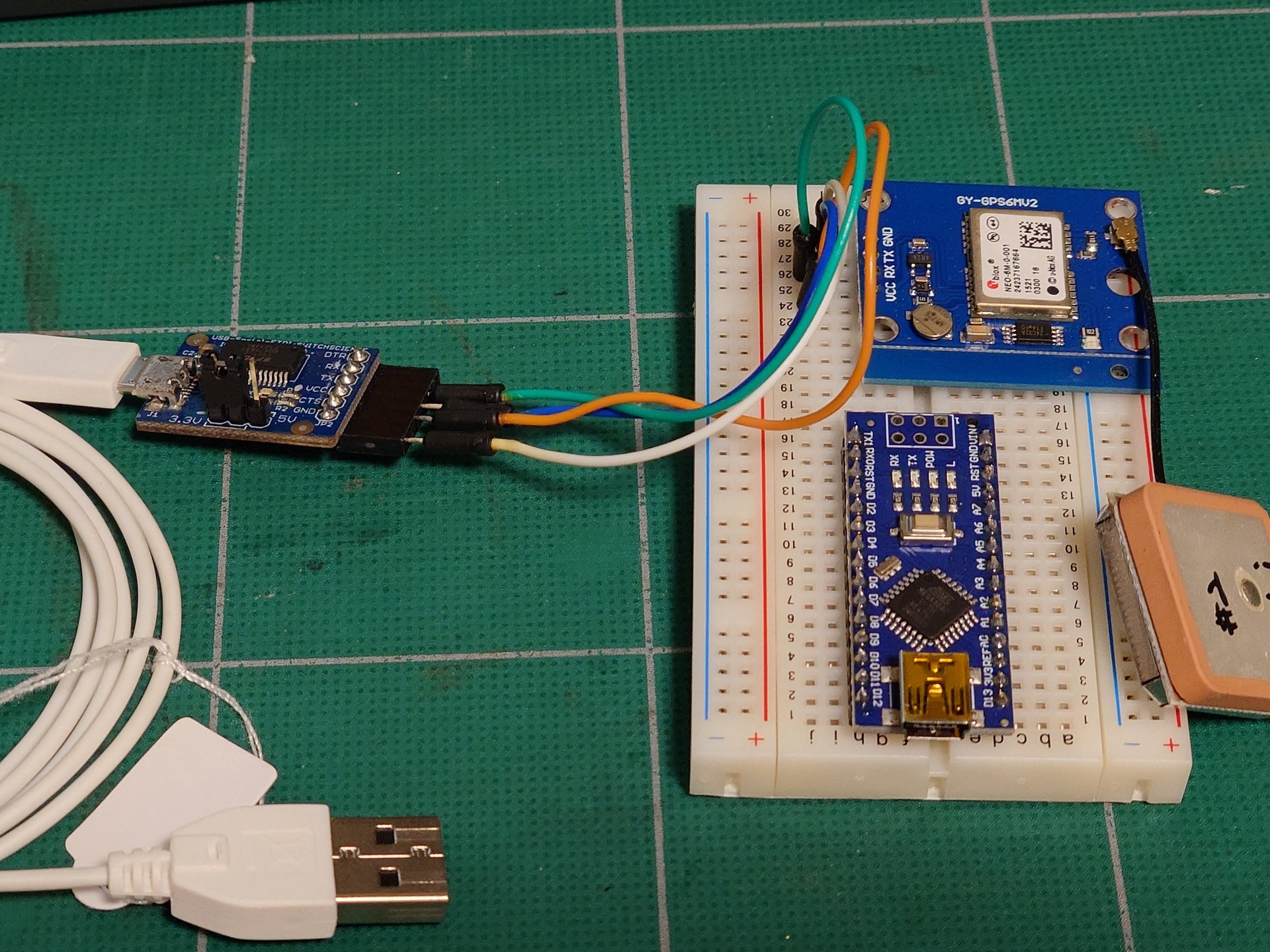 GPS 受信モジュールの故障（その2）: SDR で BCL を